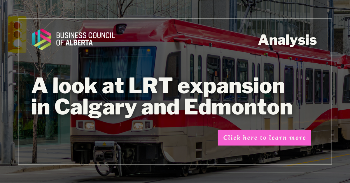 A look at LRT expansion in Calgary and Edmonton